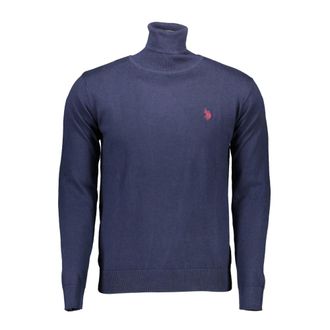 U.S.Polo Association Stylischer und vielseitiger Pullover f&uuml;r M&auml;nner - - Knitwear - Herren - Blau - 2XL