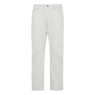 Dsquared2 Jean Droit en Denim Blanc - Homme - Jeans - Blanc - Taille: M