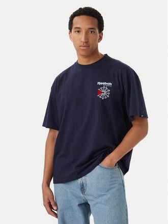 Reebok T-Shirt RK25735CCM Dunkelblau Regular Fit