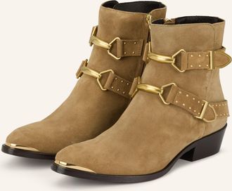 Isabel Marant Isabel Marant Stiefeletten Zalya Mit Nieten beige