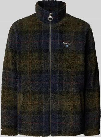 Barbour Fleecejacke mit Stehkragen