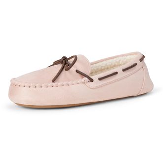 Amazon Essentials Damen Mokassin-Hausschuhe, Staubrosa, 44.5 EU