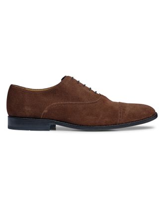 CHARLES TYRWHITT Oxford-Schuhe aus Wildleder - Schokoladenbraun