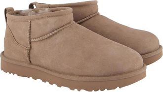 UGG Stiefel - Ultra Mini Suede Boots With Plush Lining - Gr. 37 (EU) - in Braun - f&uuml;r Damen