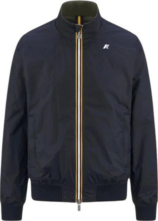 K-Way Homme, Vestes, Bleu, Taille: M Arsene Plus.2 Reversible Jacket