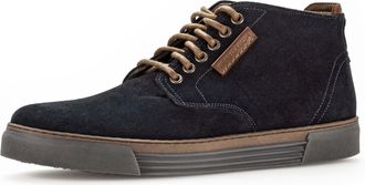 Gabor Herren Sneaker high,Halbschuhe,zertifiziertes Leder,Wechselfußbett,schnürschuhe,schnürer,mid Cut,Turnschuhe,Midnight,46.5 EU / 11.5 UK