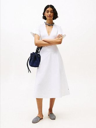 Tommy Hilfiger Robe chemise moulante midi The Runway Collection