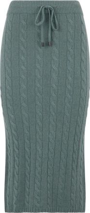 PESERICO Femme, Jupes, Vert, Taille: 40 FR Long Skirt