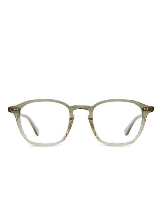Garrett Leight lunettes de vue Markus &agrave; monture rectangulaire - Vert