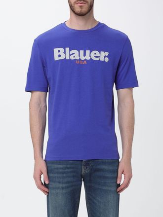 Blauer T-Shirt Herren Farbe Royal Blue