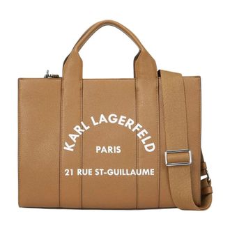 Karl Lagerfeld Femme, Sacs, Brun, Taille: ONE Size Karl Lagerfeld Cabas Essentials A4W30264 Marron