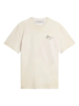 Golden Goose t-shirt à imprimé graphique - Blanc