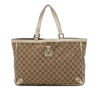 Gucci Pre-owned Abbey D-Ring Tote Bag - - Pre-owned - Damen - Beige - ONE SIZE