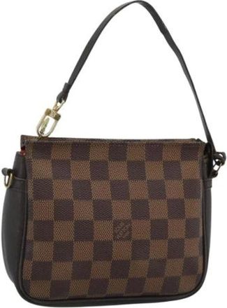 Louis Vuitton Pre-owned Damier Ebene Pouch - Femme - Pre-owned - Brun - Taille: ONE Size
