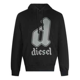 Diesel Kapuzenpullover für Herren (Schwarz)