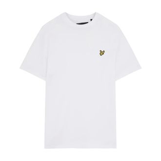 Lyle & Scott Homme, Tops, Blanc, Taille: XL T-Shirt Uni