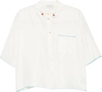 Forte_Forte Femme, Blouses et Chemises, Blanc, Taille: 38 FR Forte Forte Chemises