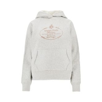 Prada Distressed cotton hoodie with Woman XS