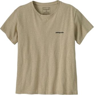 Patagonia Femme, Tops, Vert, Taille: 42 FR P-6 Logo Responsabili-Tee