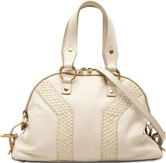 Saint Laurent sac à main en cuir Muse (2000-2012) - Marron