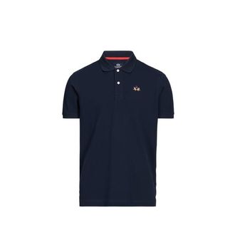 La Martina gemischtes Baumwoll Polo - Blau