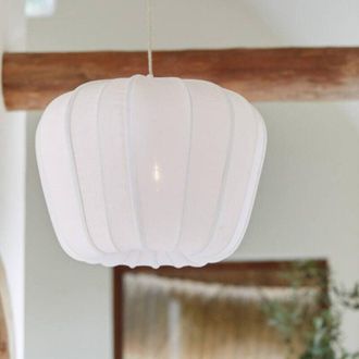 Millumine Millumine - Suspension tissu blanc Diam 60 Zubedo