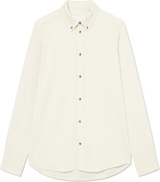 Les Deux Softes Cord-Hemd Konrad mit Button Down-Kragen in