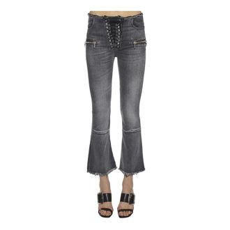 Unravel Femme, Jeans, Gris, Taille: W28 Jean botté
