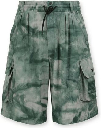 Yohji Yamamoto Homme, Shorts, Multicolore, Taille: L AOP Nylon Shorts