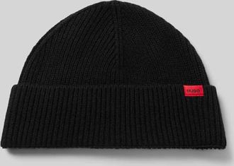 HUGO BOSS M&uuml;tze mit Logo-Patch Modell Xisk