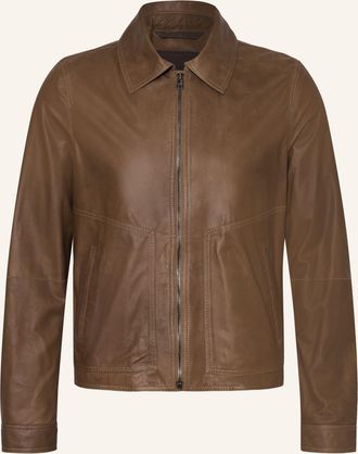Manzoni24 Manzoni 24 Lederjacke braun