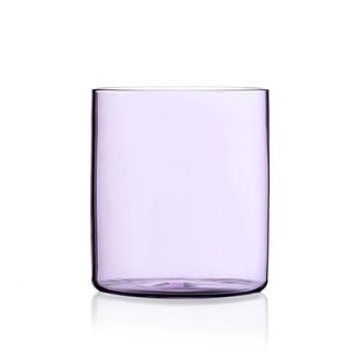 Ichendorf Weinglas Lila | Kollektion Cilindro Extra Light Farbe | 30 cl | Borosilikatglas | handgefertigt