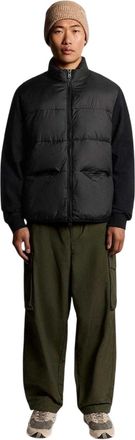 Lyle & Scott Hybridjacke f&uuml;r Herren, leger (Schwarz)