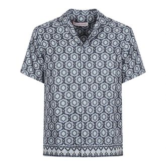Orlebar Brown Hemd mit kurzen &Auml;rmeln und durchgehender Knopfleiste - - Shirts - Herren - Mehrfarbig - L