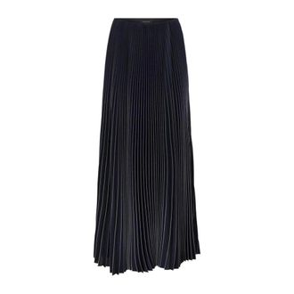 Fabiana Filippi Jupe Midi Pliss&eacute;e - Femme - Jupes - Bleu - Taille: 40 FR