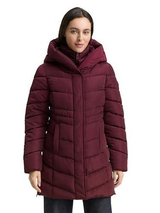 Tom Tailor Veste pour Femme 1047530, Bordeaux, Rouge, Taille XL, 16427 - Bordeaux Rouge, XL