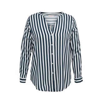 Only Carmakoma Kurzarmhemd Cloud Dancer Model - - Blouses & Shirts - Damen - Mehrfarbig - XL