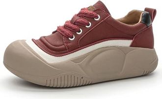 Generic Baskets &Agrave; Plateforme &Agrave; La Mode pour Femmes L&eacute;g&egrave;res Et Respirantes &Agrave; Lacets avec Soutien De La Vo&ucirc;te Plantaire Et Semelle Antid&eacute;rapante pour Tenues De 