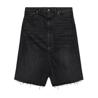 Maison Margiela Denimshorts im Vintage-Look - - Shorts - Herren - Schwarzk - W32