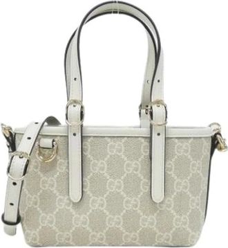 Gucci Sac main mini vintage doccasion - Femme - Pre-owned - Blanc - Taille: ONE Size