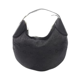 Gucci Pre-owned Horsebit Leder Schultertasche - - Pre-owned - Damen - Schwarzk - ONE SIZE