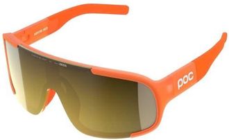 Poc Aspire Mid Lunettes de Soleil, Fluo. Orange Translucent/Clarity Road/Partly Sunny Gold, Taille Unique Unisex