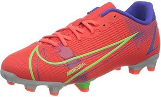 Nike Nike Vapor14 Academy FG/MG Chaussures de Foot Bright Crimson/Metallic Silver 3,5Y
