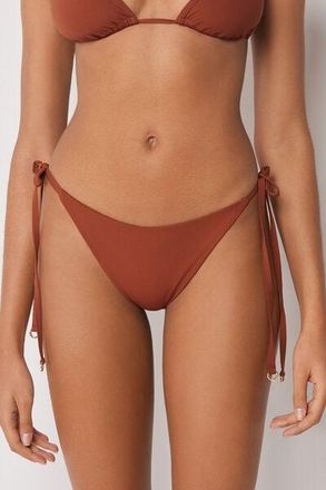 Calzedonia Brazilian-bikinihose Mit Schmalen B&auml;ndchen Premium Fit Braun