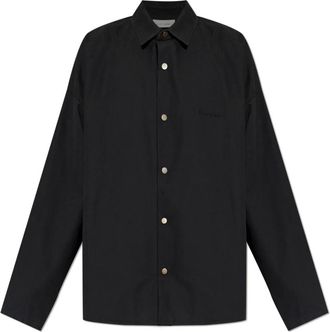Fear of God Homme, Chemises, Noir, Taille: 2XL Surchemise en toile de coton