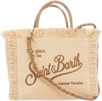 Saint Barth Femme, Sacs, Beige, Taille: ONE Size Borsa Donna