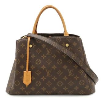 Louis Vuitton Sac &agrave; main vintage Pre-owned Monogram - Femme - Pre-owned - Brun - Taille: ONE Size