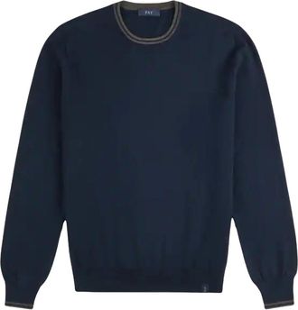 Fay Homme, Pulls, Bleu, Taille: 2XL Pull col rond