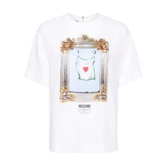 Moschino Damen, Oberteile, Wei&szlig;, SGr&ouml;&szlig;e