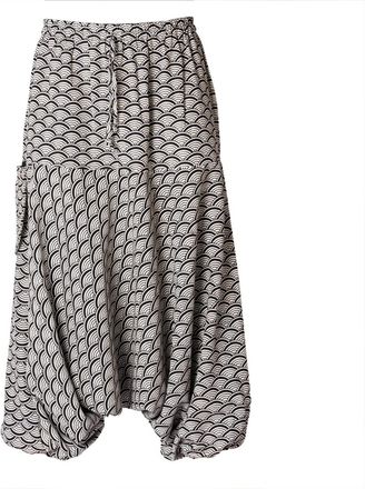 Panasiam Aladin Pants geometrix, Seigaiha Grey, L